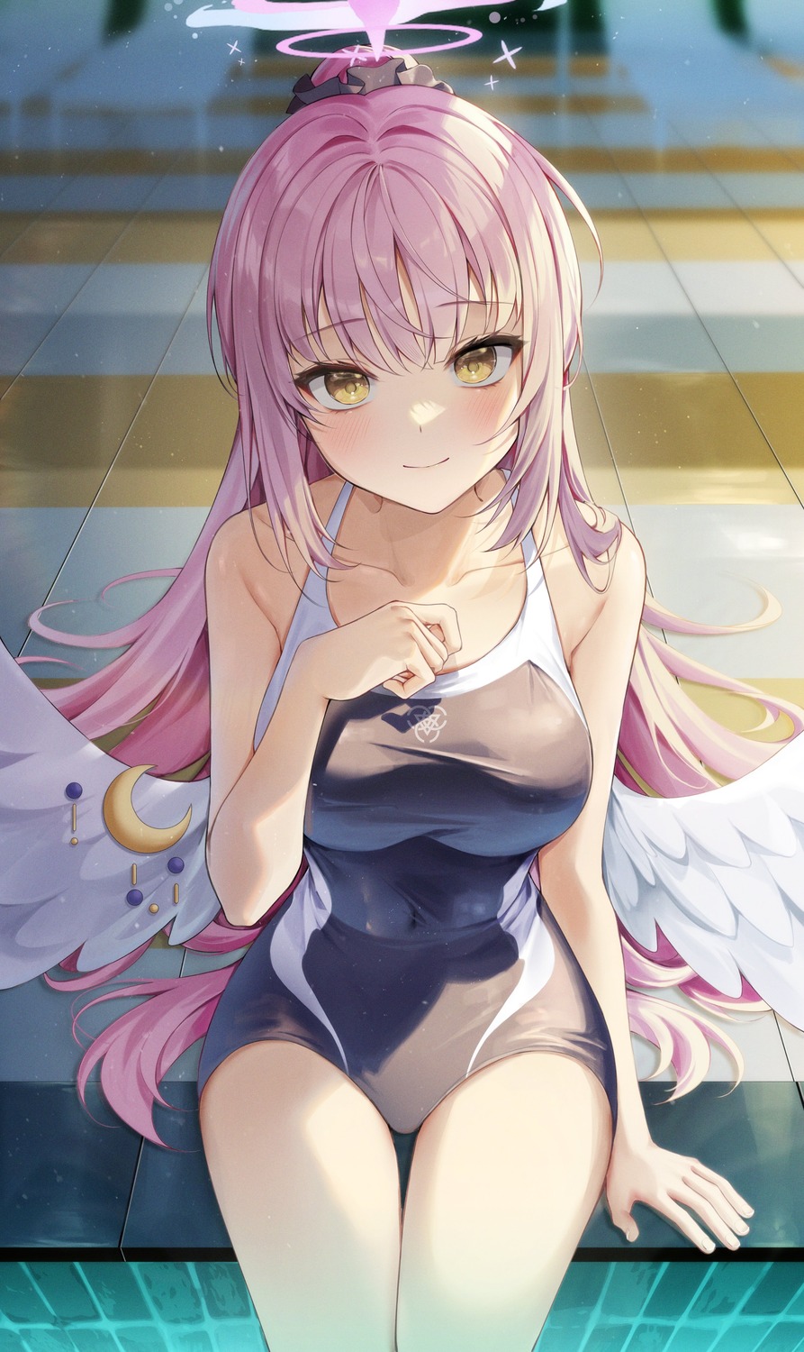 duyu blue archive misono mika angel swimsuits wings | #1078388 | yande.re